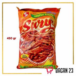 Jual BERGARANSI Kerupuk Bawang Surya 450gr / Cemilan Keripik Khas ...