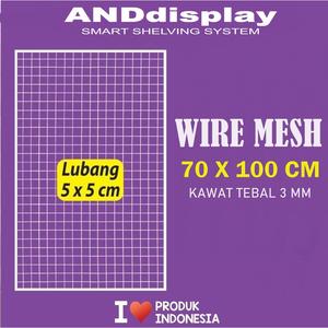 Jual WIRE GRID MESH 70 X 100 CM - KAWAT JARING KOTAK - RAM DINDING ...