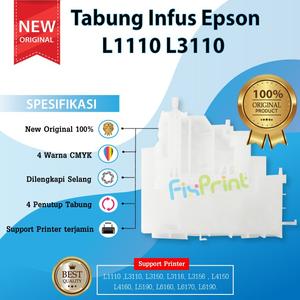 Jual Tabung Tinta Infus Epson L1110 L3110 Ink Tube Printer Ink Tank ...