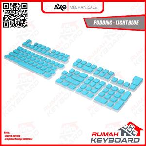 Jual KEYCAP - KEYCAPS - OEM - PUDDING SKY BLUE - PBT - RGB - SEE ...