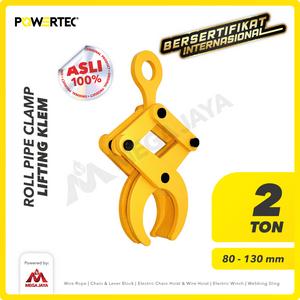 Promo POWERTEC Roll Pipe Lifting Clamp / Klem Angkat Pipa Tabung 2 Ton ...
