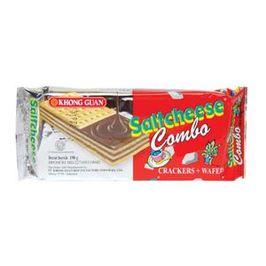 Jual KHONGGUAN SALTCHEESE COMBO CRACKERS + WAFER 190 GR - Kota ...