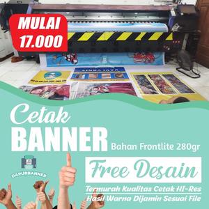 Jual Cetak Banner Frontlite Bahan Flexi 280gr Spanduk Backdrop Custom ...