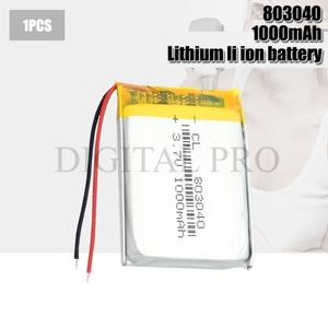 Jual Baterai Lithium Polimer Isi Ulang 1000mah 3 7v 803040 3 7 V