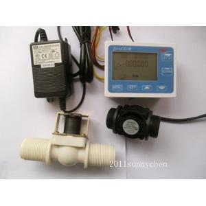 Jual G1" Water Flow Control +Flow Sensor +Solenoid valve +Power - Kota ...