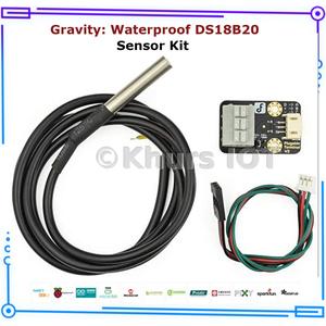 Jual DFRobot : Waterproof DS18B20 Digital temperature sensor Kit - Kota ...