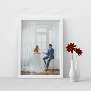 Jual BINGKAI 20R KAYU 37CM / FRAME FOTO 20R / 20R SIZE MINIMALIS PUTIH ...