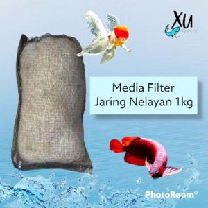 Jual JARING BEKAS NELAYAN ISI 1 KG 60 CM X 30 CM MEDIA FILTER KOLAM ...