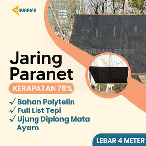 Jual Paranet 75 Lebar 4 Meter Jaring Tanaman Anti Panas Matahari Shade ...