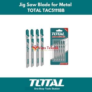 Jual Jig Saw Blade For Metal Mata Gergaji Jigsaw Besi Set TOTAL ...