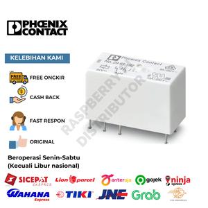 Jual PHOENIX CONTACT SINGLE RELAY 4PIN REL-MR- 24DC/21-21 TYPE 2961192 ...
