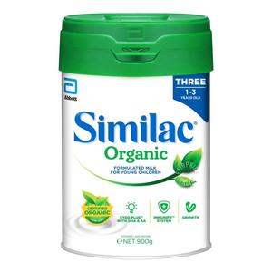 Jual Abbott Similac Organic Formulated Milk Formula - Stage 3 (900g ...
