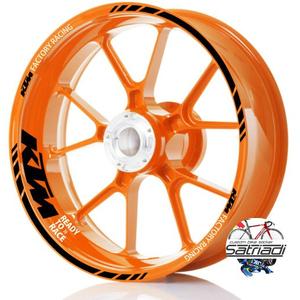 Jual Stiker Velg Sticker Decal Motor KTM Factory Racing Ready To Race ...
