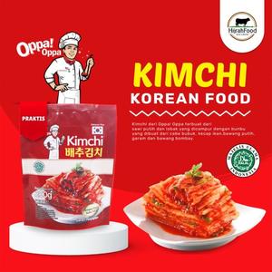 Jual Kimchi Sawi Fresh Khas Korea Halal | Oppa Cabbage Kimchi (200 g ...