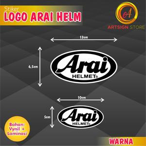 Jual New Stiker Logo Arai Helmet / Sticker Arai / Stiker Helm / Stiker ...