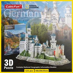 Jual CUBICFUN 3D PUZZLE NATIONAL GEOGRAPHIC: Germany Neuschwanstein ...