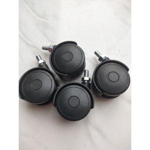 Jual RODA KURSI KANTOR CUSTER CASTER CASTOR TIPE DRAT HITAM 1.5 INCH ...