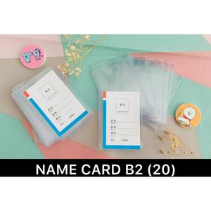 Jual PLASTIK ID CARD B2 / NAME TAG / MIKA ID CARD / CARD CASE ISI 1 PCS ...