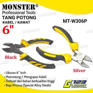 Jual Tang Potong 6 inch MONSTER MT-W306P - Black - Jakarta Barat ...
