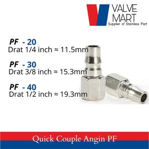 Jual quick coupler angin type pf40 drat 1/2" - Jakarta Barat - Valve ...