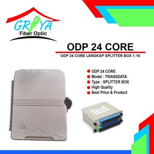 Jual Odp 24 Core Lengkap Splitter Box 1:16 / Odp 24core model transdata ...