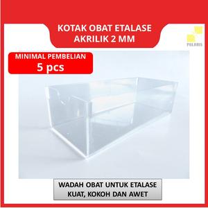 Jual KOTAK OBAT ETALASE APOTIK AKRILIK / WADAH PAJANGAN OBAT APOTEK ...