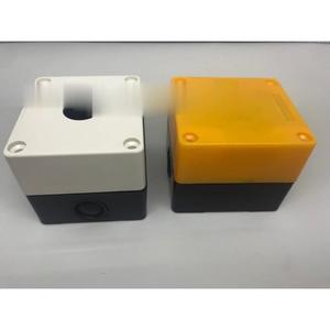 Jual Control Box Push Button 22mm 1 Lubang Putih-Kuning/kontrol box ...