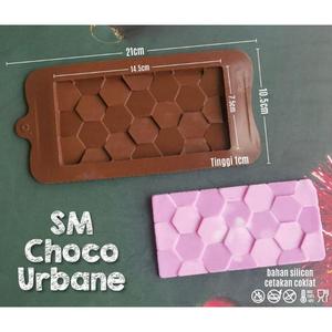 Jual SM Choco Urbane Silicone Mold Coklat Cetakan Silikon Coklat Puding ...