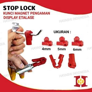 Jual Kunci Pengaman Display Etalase Stop Lock Kunci Magnet - 6mm - Kab ...