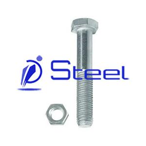 Jual Baut Mur Putih M20 x 40mm Hexagon | Hex Bolt Galvanis BMP 20x40 ...