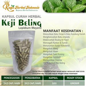 Promo KEJI BELING 100 Kapsul Herbal Peluruh Kencing Nanah Batu Empedu ...