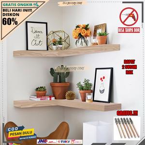 Jual Rak Papan Hambalan Ambalan Sudut Siku Dekorasi Dinding Susun ...