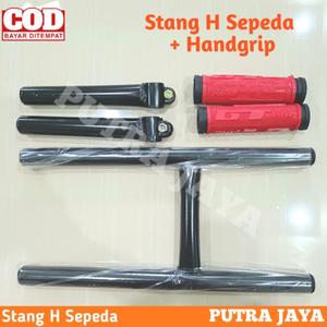 Jual Stang Sepeda H Setang Jepit Drag Bonus Handgrip Stir Sepedah Setir ...