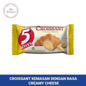 Jual 5DAYS 5 Days Croissant Creamy Cheese Roti 60 gr - Kota Depok ...