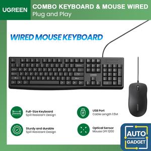 Promo UGREEN Keyboard Mouse Wired Combo - Jakarta Utara - Auto Gadget Pro | Tokopedia