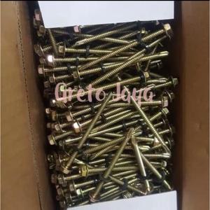 Jual ( 12x70 ) Baut Drilling Kuning 7cm SDS Galvalum Driling Drill Dril ...