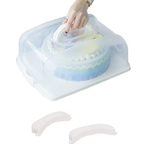 Promo Rectangle Cake and Cupcake Carrier with Collapsible Handles Cicil ...