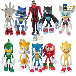 Jual Sonic The Hedgehog Figure Sonic Sha Knuckles Tails Sonic Figure ...