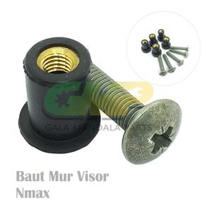 Jual MUR BAUT Visor Nmax Aerox Vixion PCX Karet Ganjel Windshield Motor ...