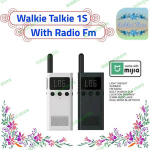 Jual Mijia Walkie talkie 1s HT smart walkie talkie with radio Fm ...