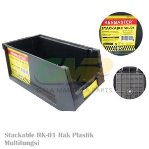 Jual Kenmaster Stackable SK01 Kotak Plastik Rak Susun Storage Box ...