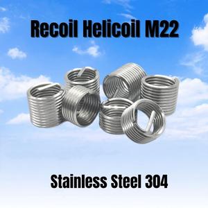 Jual Thread repair recoil helicoil M22 stainlees 304 perbaikan Drat M22 ...