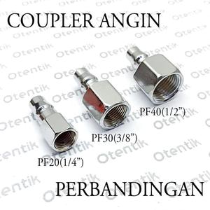 Jual COUPLER PF 30 DRAT DALAM SAMBUNGAN SELANG KOMPRESOR - MALE ...