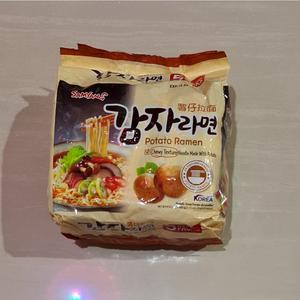 Jual Samyang Best Korean Ramen Chewy Noodles Potato Ramen 5 x 120 Gram ...