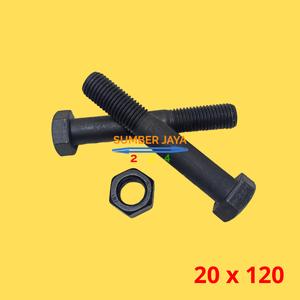Jual BAUT MUR BAJA 20 X 120 HITAM PER 1 PCS - Kota Surabaya ...