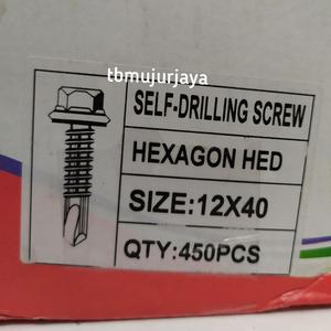 Jual Baut Roofing Self Drilling Screw Baut Baja Ringan Atap Galvalum ...