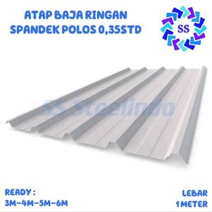 Jual Unik ATAP BAJA RINGAN SPANDEK POLOS GALVALUM-ZINCALUM 035 STD ...