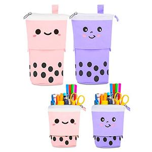 Promo 2 Pack Boba Pencil Case Bubble Tea Pen Pouch Kawaii Holder Cicil ...