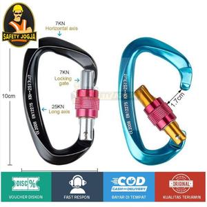 Jual Booms Karabiner Aluminium Professional Carabiner 25 KN - CE0321 ...