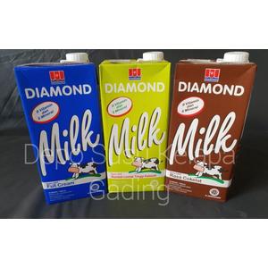 Jual Susu Diamond UHT 1L All Varian X 12 Diamon Full Cream Coklat ...